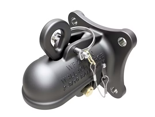 Flat Mount Coupler, 2 5/16" Ball, 20,000 Lbs Capacity, Painted